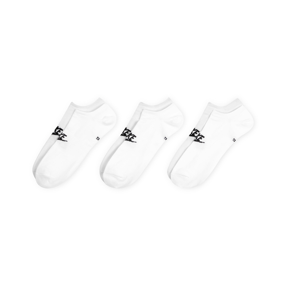 Nike Sportswear Everyday Essential No-Show Socks 3 Pairs - DX5075-100 ...